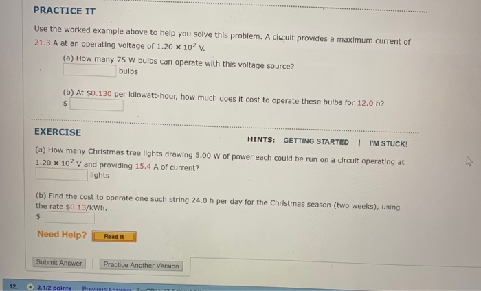 Solved PRACTICE IT Use the worked example above to help you | Chegg.com