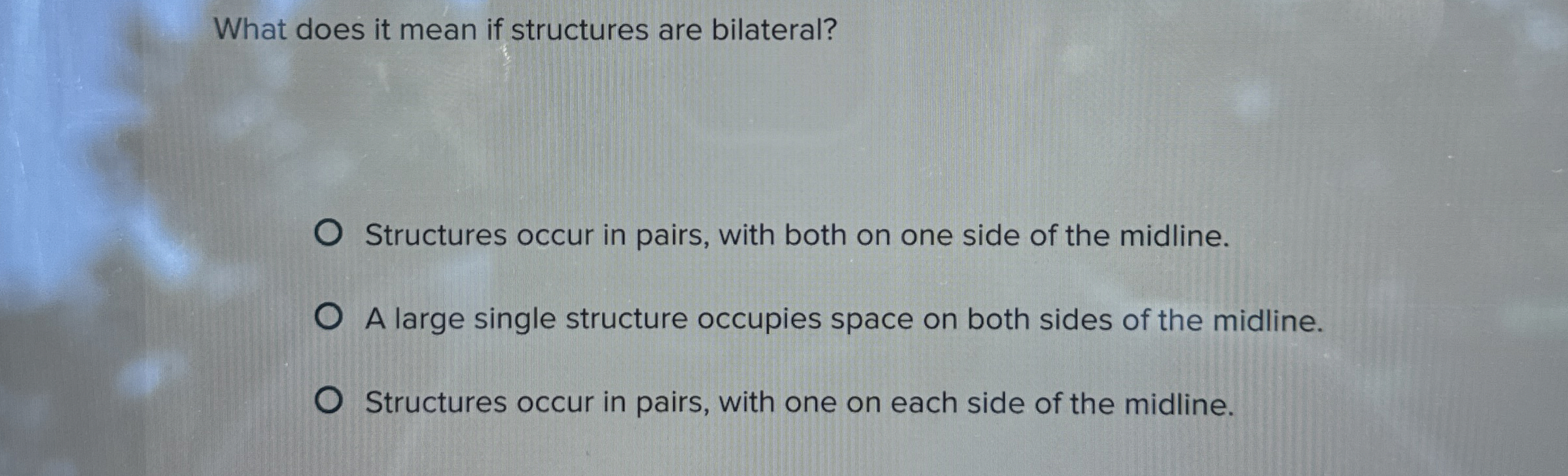 Solved What does it mean if structures are | Chegg.com