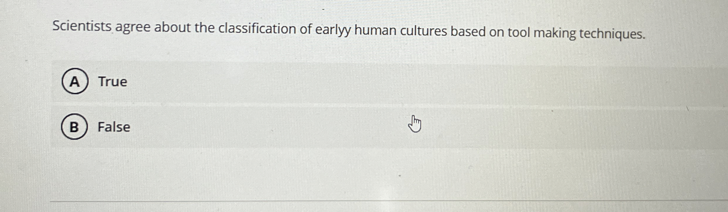 Solved Scientists agree about the classification of earlyy | Chegg.com