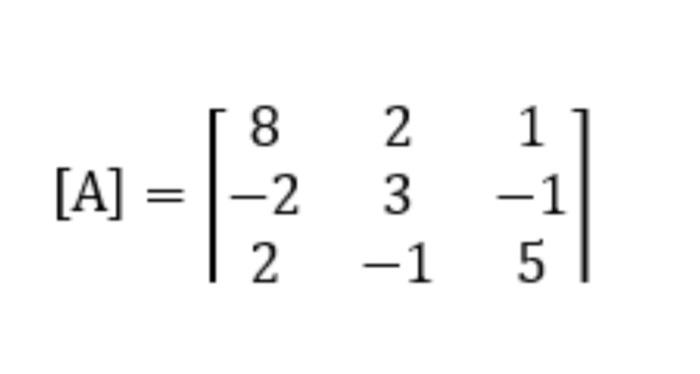 Solved 1 [A] - 8 -2 2 2 3 -1 -1 5 | Chegg.com