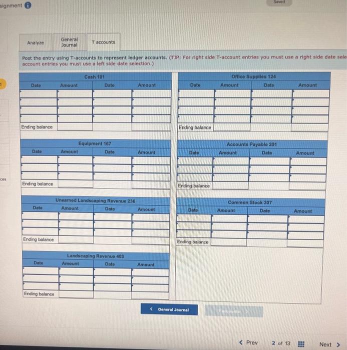 Solved For each transaction, (1) analyze the transaction | Chegg.com