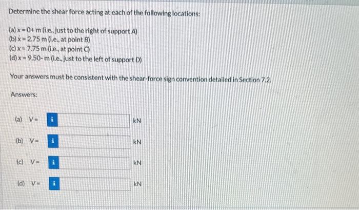Solved Use discontinuity functions to develop the load | Chegg.com