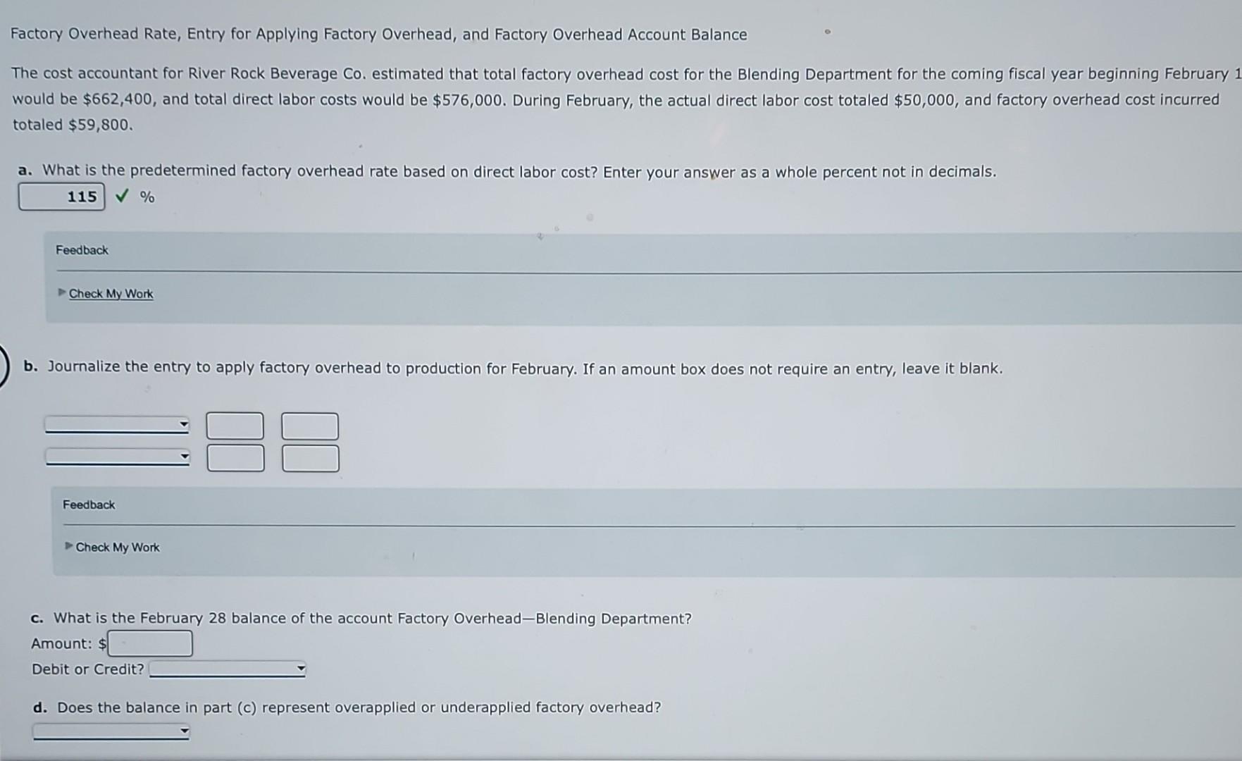 Solved Factory Overhead Rate, Entry for Applying Factory | Chegg.com
