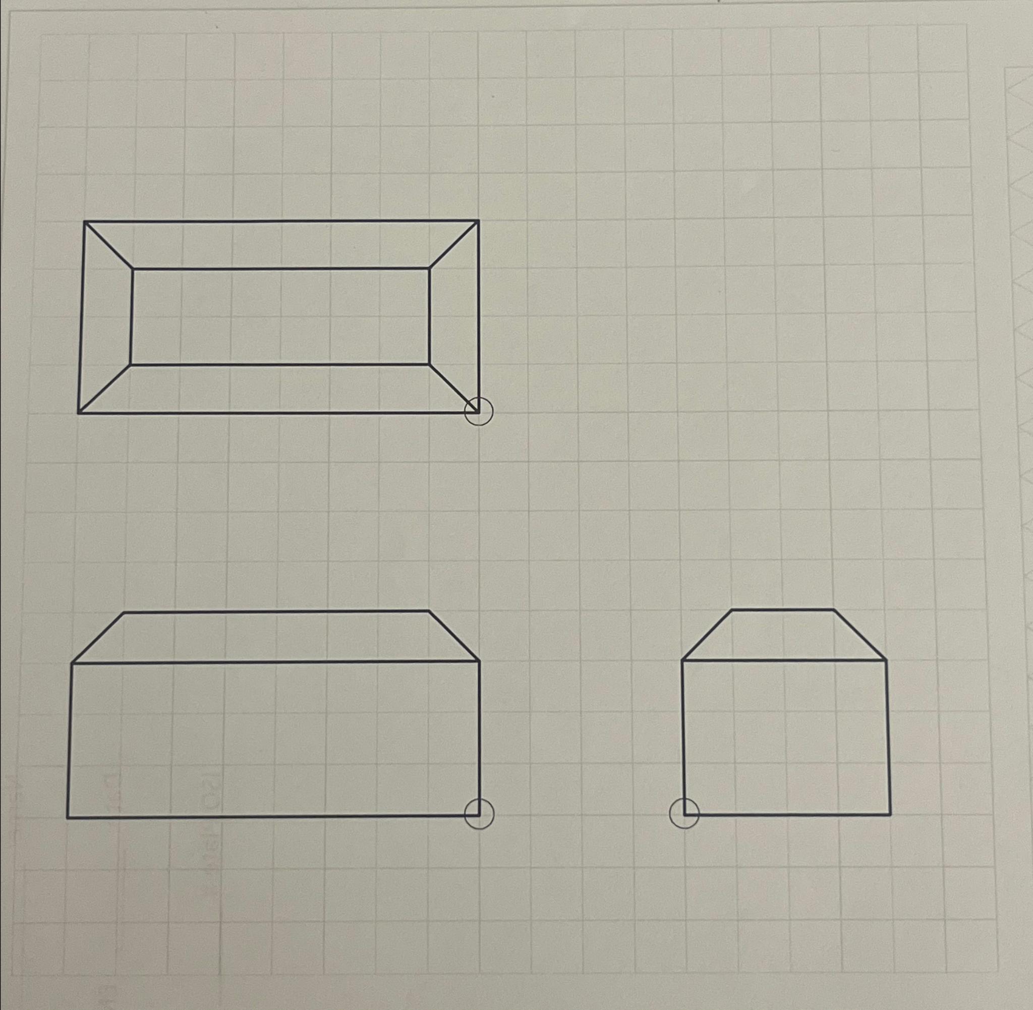 Solved Create iso drawing of given ortho information. Do on | Chegg.com