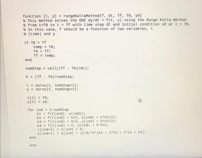 Solved 1. Euler's Method is a method for approximating | Chegg.com