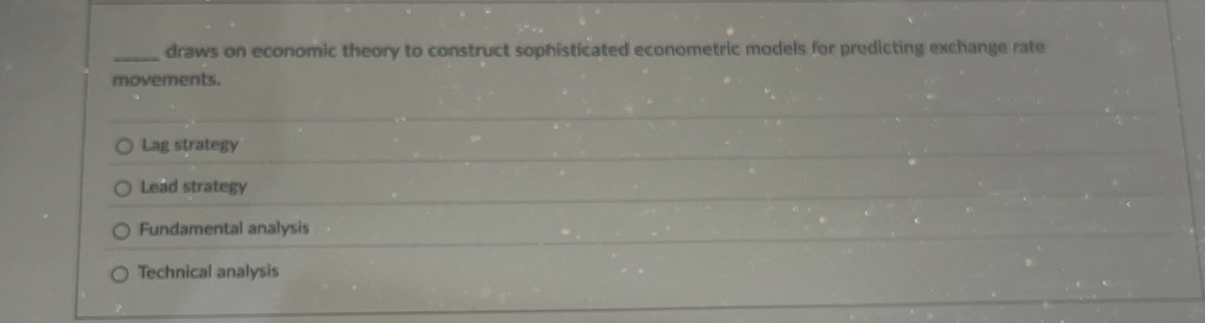 Solved draws on economic theory to construct sophisticated | Chegg.com