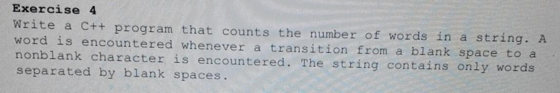 Solved Exercise 4 Write A C Program That Counts The Number