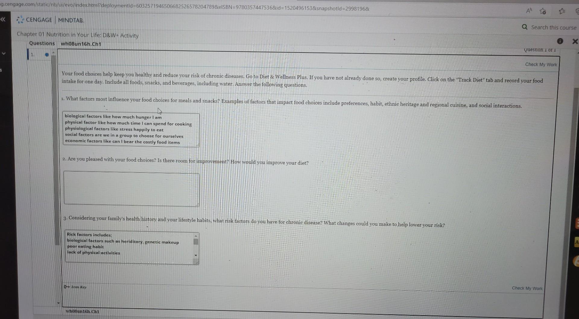 Solved intake for one day. Include all foods, snacks, and | Chegg.com