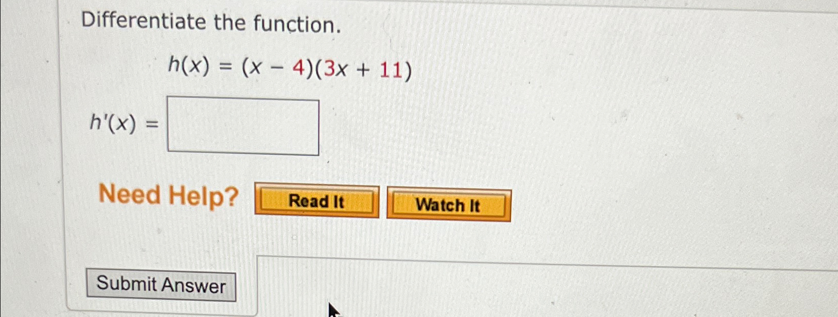 Solved Differentiate the | Chegg.com