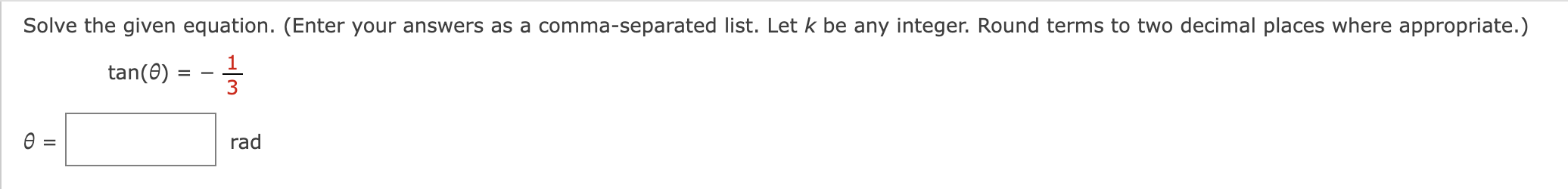 Solved Solve the given equation. (Enter your answers as a | Chegg.com