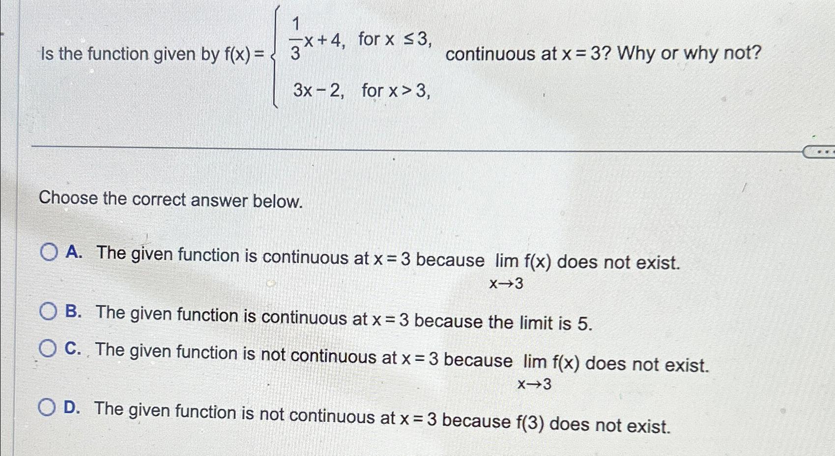 Solved Is the function given by | Chegg.com