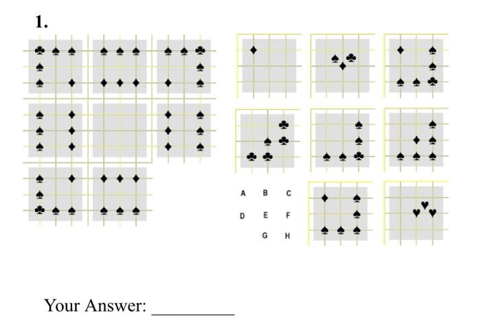 Solved Instruction The questions take the form of a 3x3 | Chegg.com