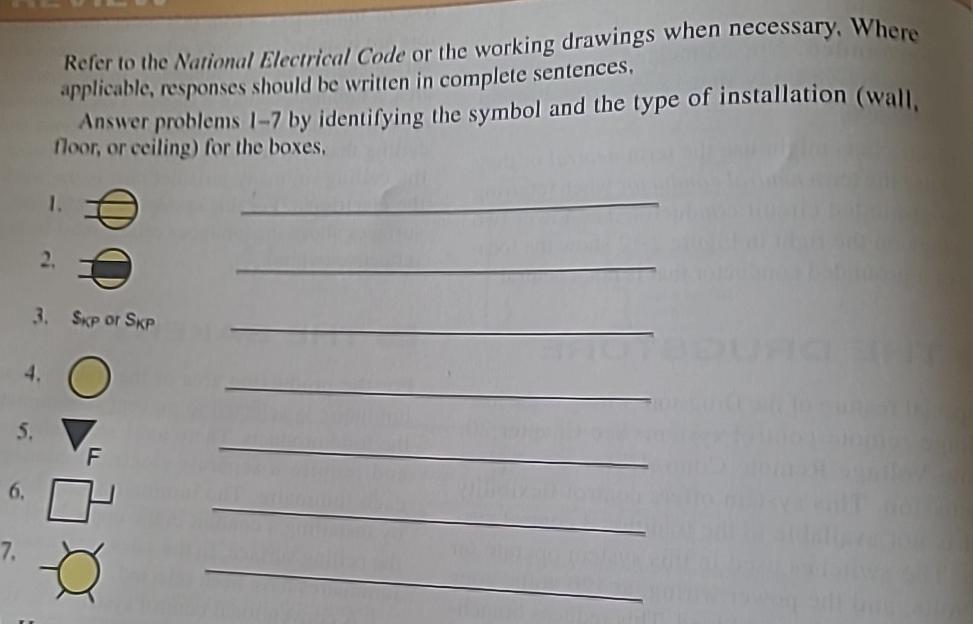 Solved Refer to the National Electrical Code or the working | Chegg.com