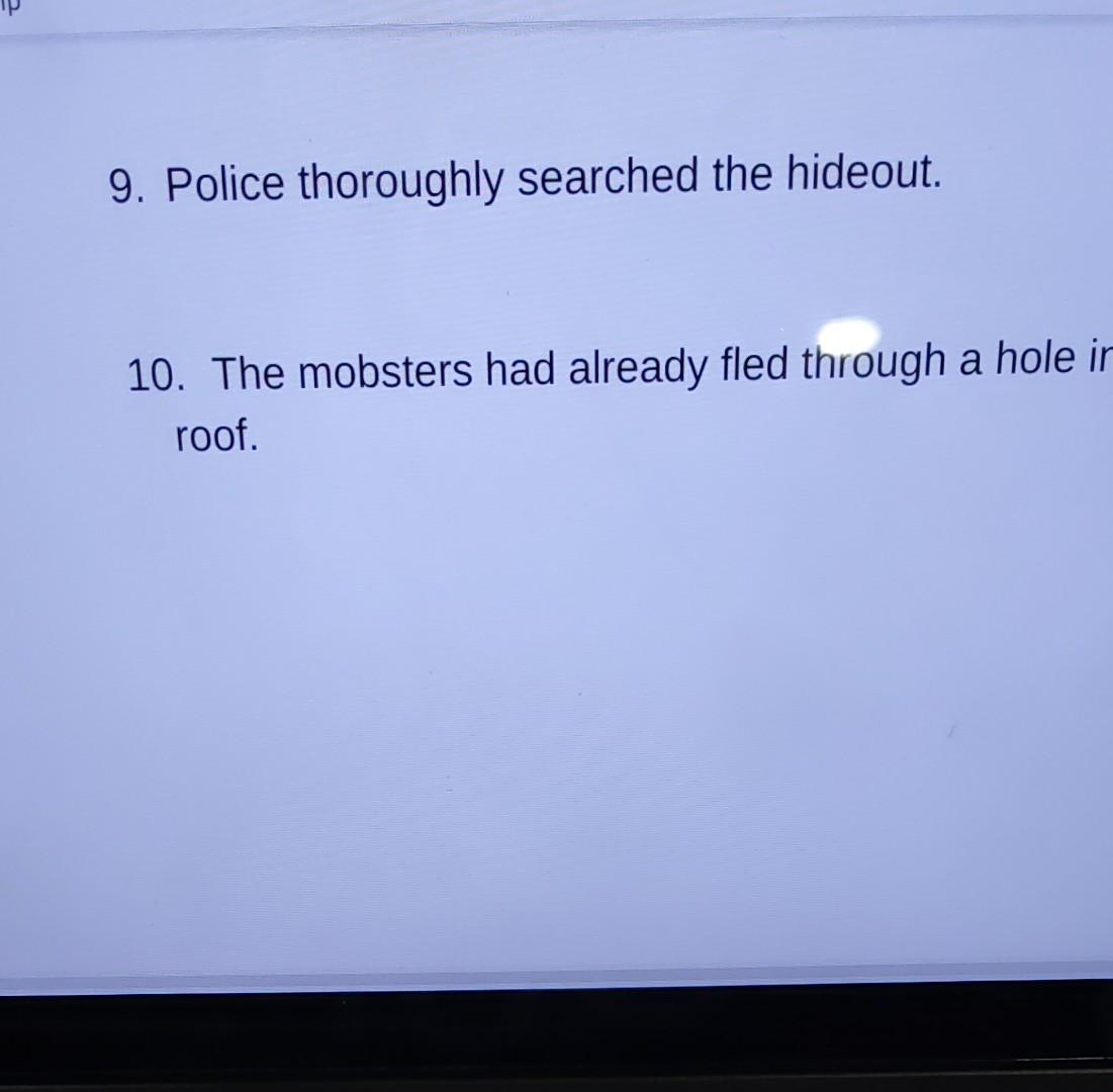 Highlight the verbs in red in the following | Chegg.com