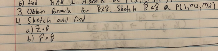 Solved #3 obtain a formula for Rhat cross xhat. sketch Rhat | Chegg.com