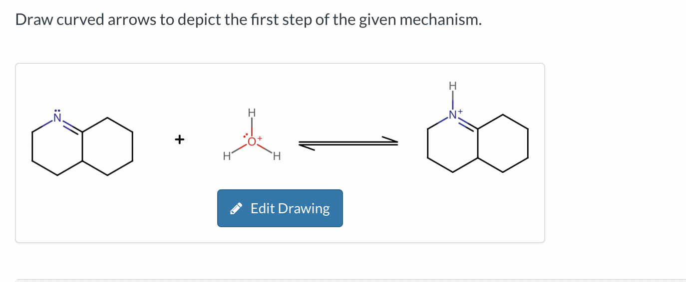 Solved Draw curved arrows to depict the first step of the | Chegg.com