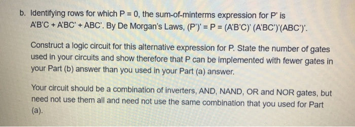 Solved The following is the truth table for the 3-input | Chegg.com