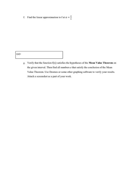 Solved For the function f(x)=2sinx−x+2, in the interval | Chegg.com