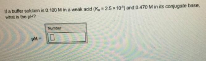 Solved If a buffer solution is 0.100M in a weak acid | Chegg.com