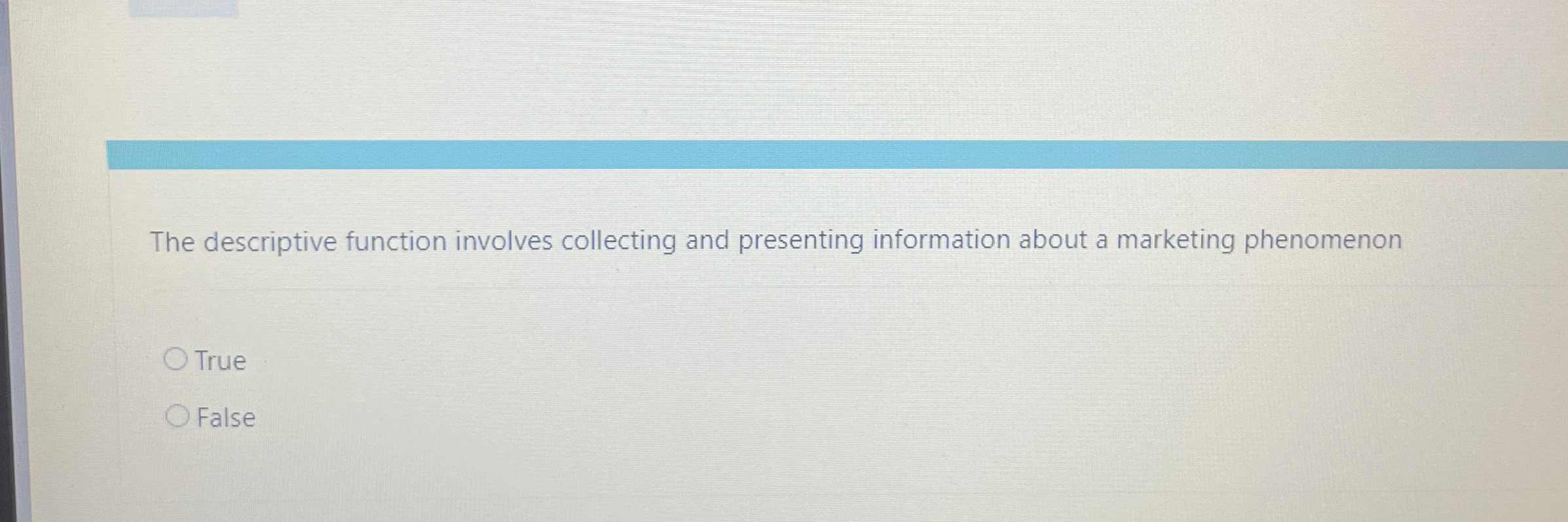 Solved The descriptive function involves collecting and | Chegg.com