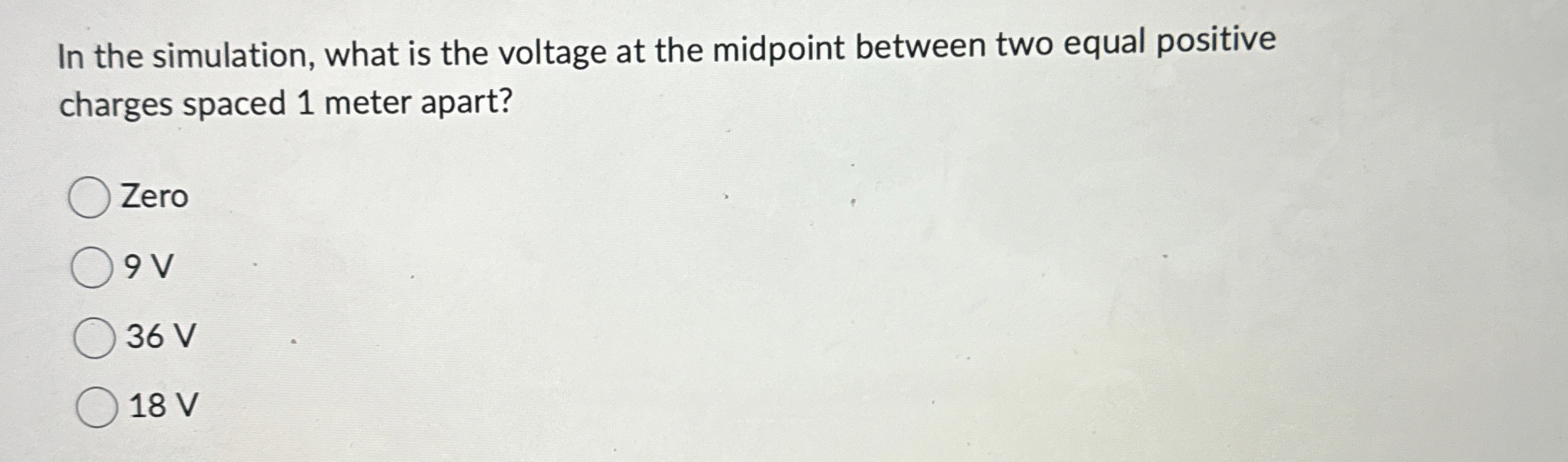 Solved In the simulation, what is the voltage at the | Chegg.com