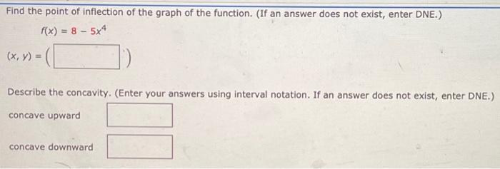 Solved Find the point of inflection of the graph of the | Chegg.com