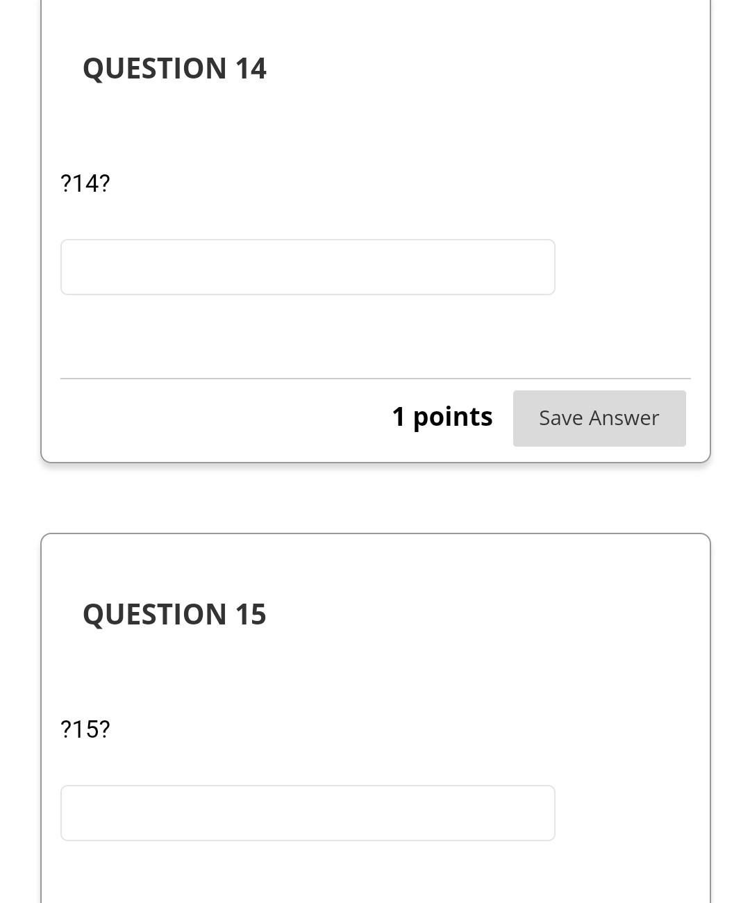 QUESTION 2 ?2? 1 points Save Answer QUESTION 3 | Chegg.com