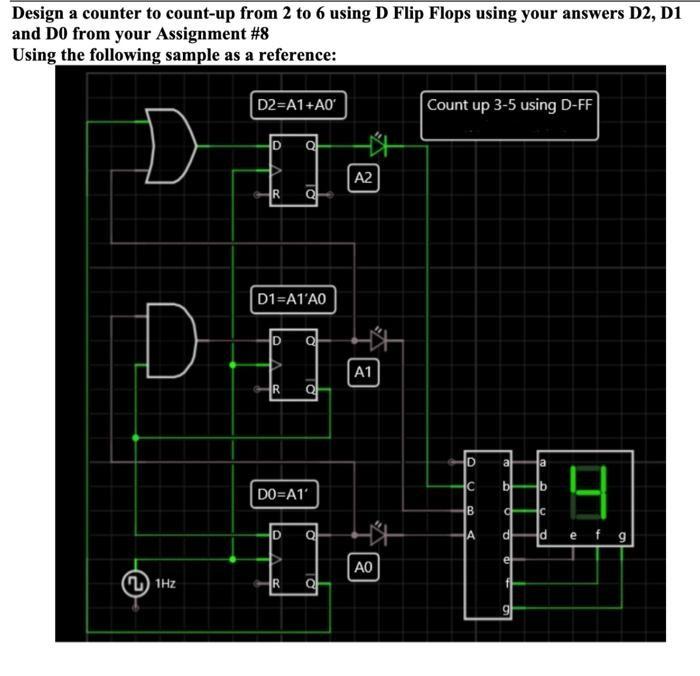 Solved please share the circuit design showing the timer | Chegg.com