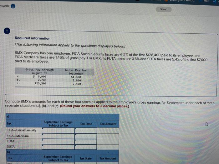 Solved Journal entry worksheet Prepare the employer's | Chegg.com