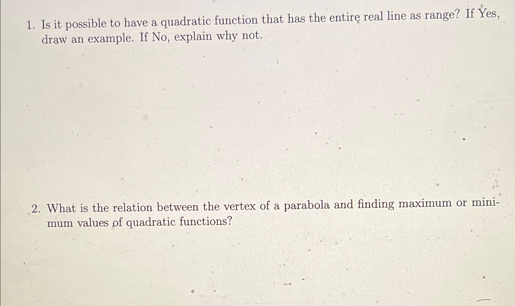 Solved Please answer both questions. ﻿Is it possible to | Chegg.com