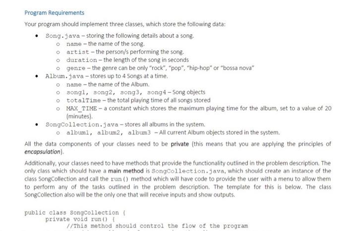Solved Specification The program will keep track of up to 3 | Chegg.com