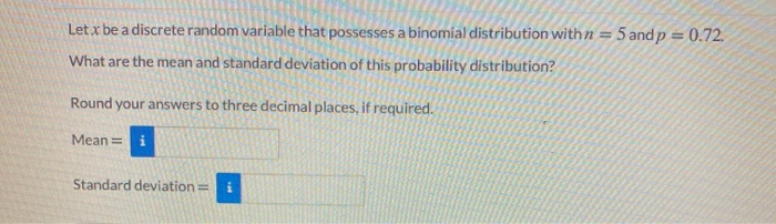 Solved Let x be a discrete random variable that possesses a | Chegg.com