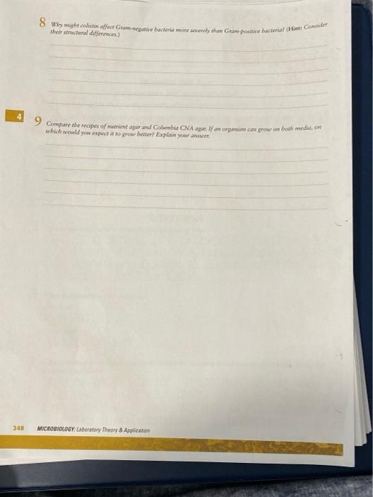 Solved Name Date Lab Section DATA SHEET I was present and | Chegg.com