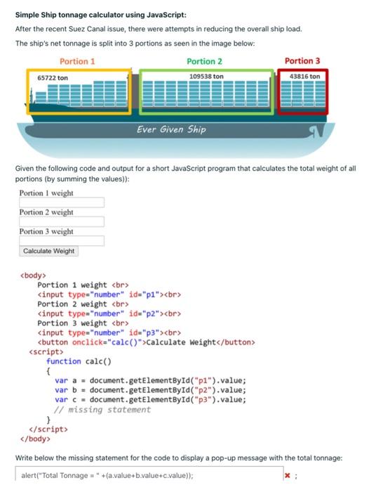 Solved Write below the missing statement for the code to | Chegg.com