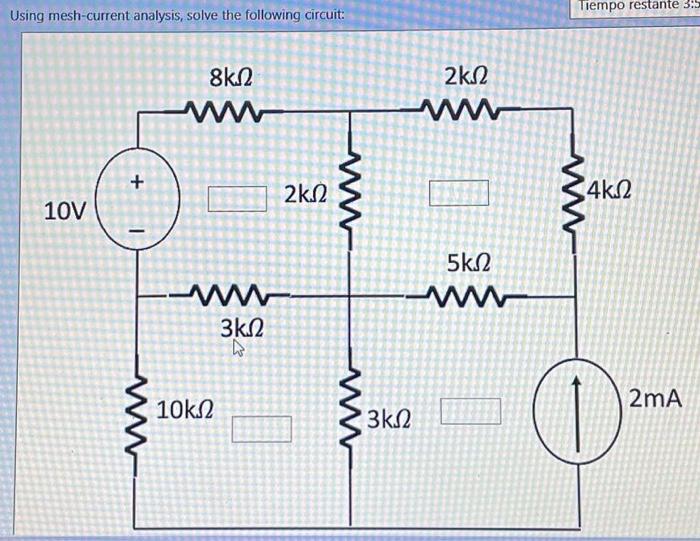 Solved Using mesh-current analysis, solve the following | Chegg.com