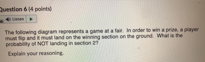 Solved The following diagram represents a game at a fair. In | Chegg.com