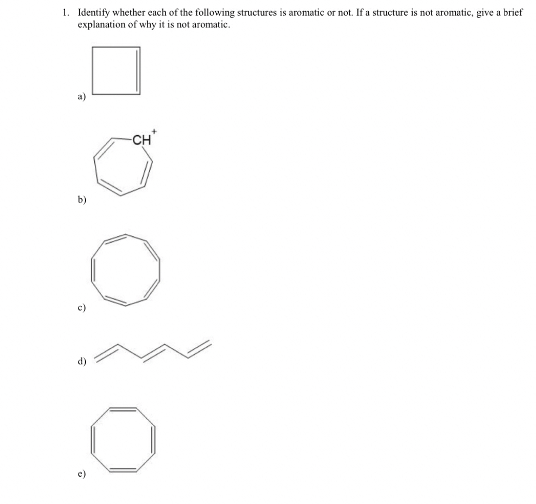 Solved Identify whether each of the following structures is | Chegg.com