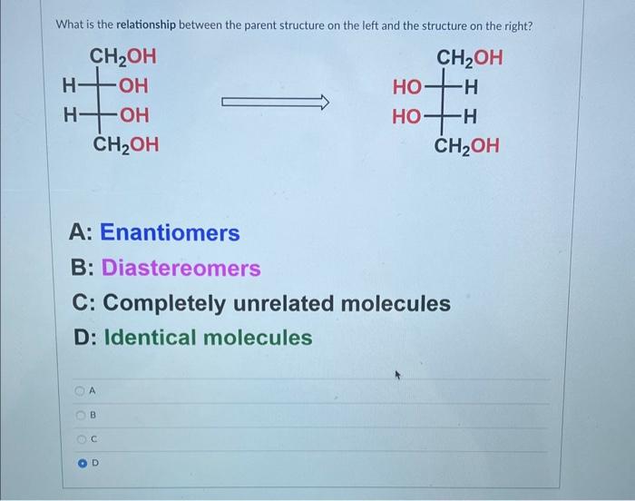 Solved What is the relationship between the parent structure | Chegg.com