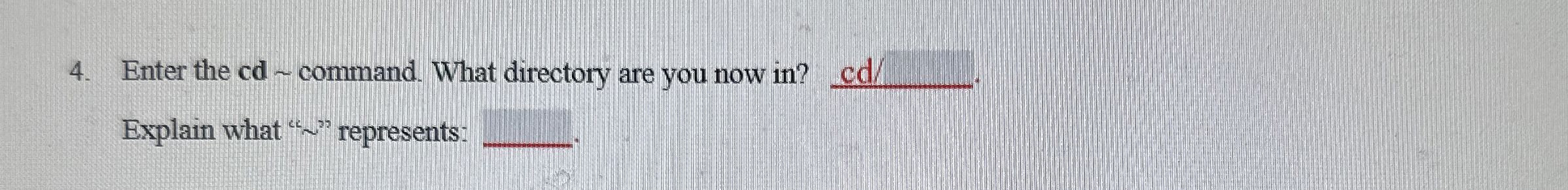 Solved Ensure you are in your home directory for student1. | Chegg.com