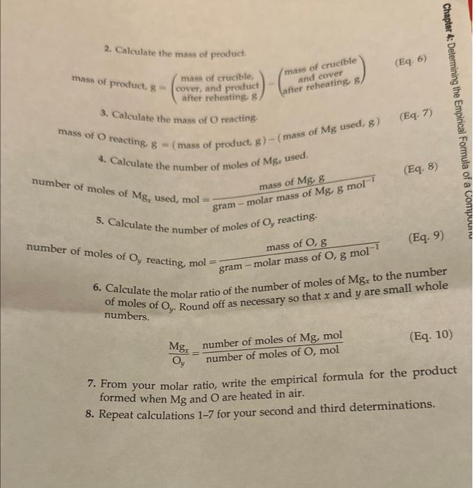 Solved Post-Laboratory Questions (Use the spaces provided | Chegg.com