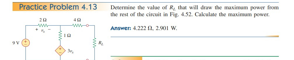 Solved Solve Practice Problem 4.13 ﻿by hand calculation, | Chegg.com