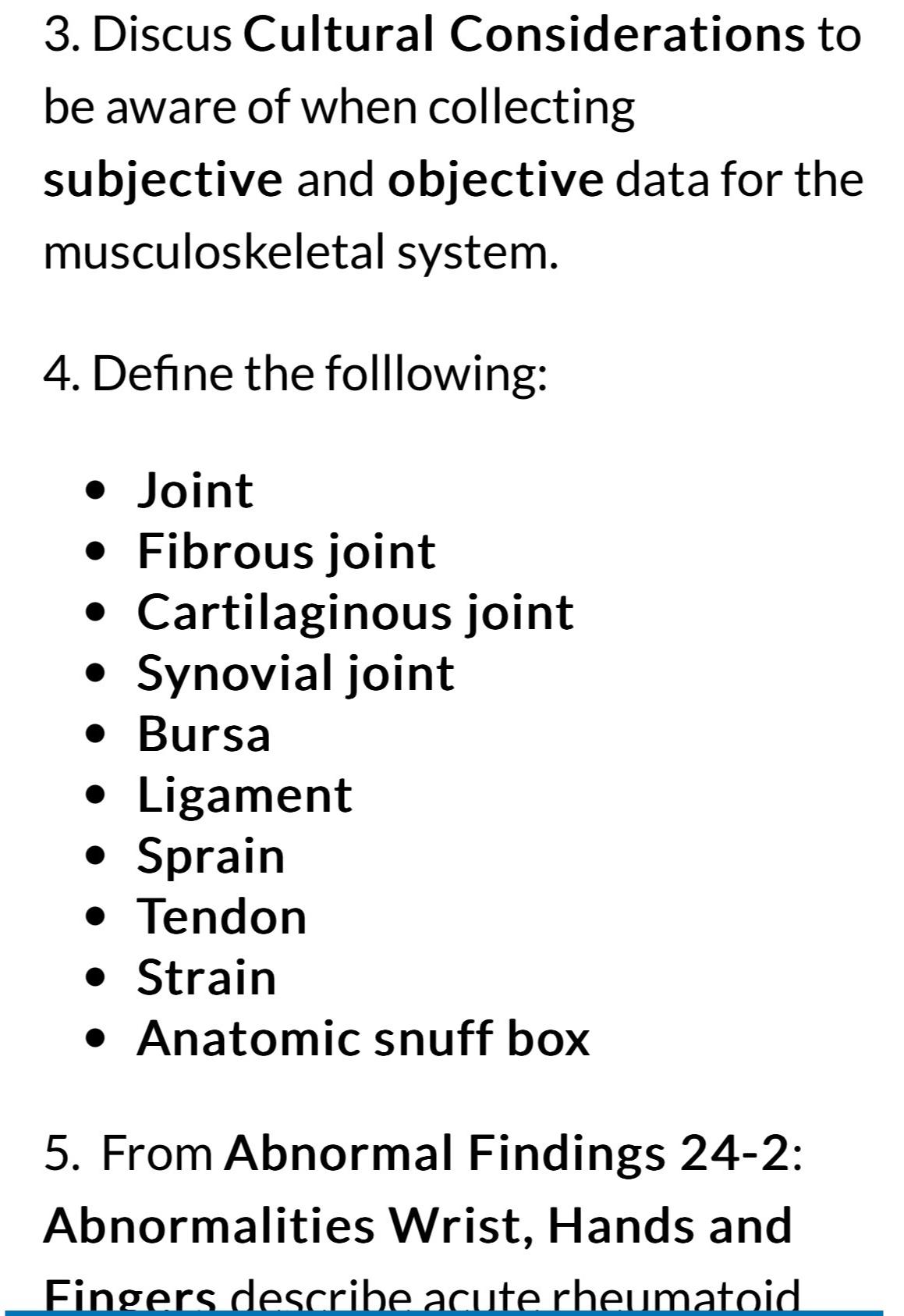 Solved Discus Cultural Considerations to be aware of when | Chegg.com