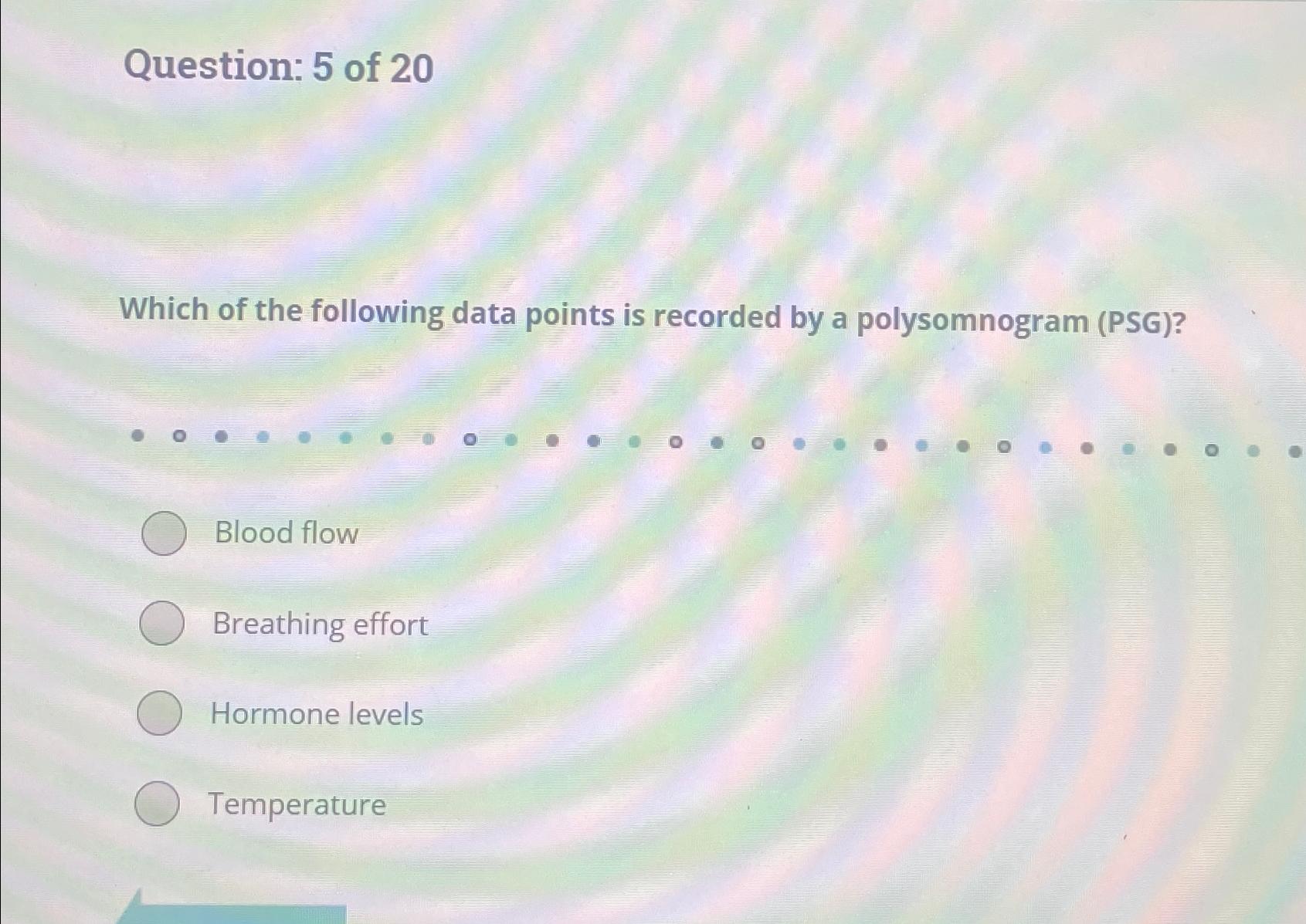 Solved Question: 5 ﻿of 20Which of the following data points | Chegg.com