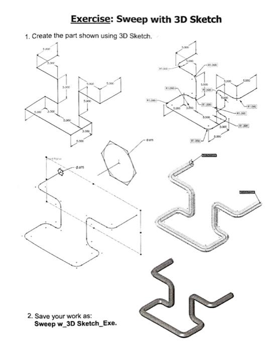 Solved need to create this part using SOLIDWORKS with | Chegg.com