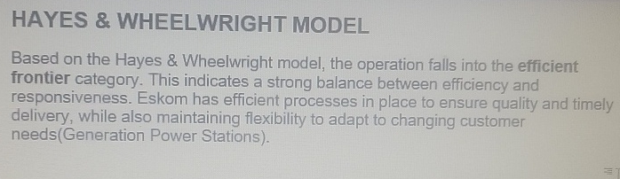 Solved HAYES & WHEELWRIGHT MODEL Elaborate morebased on the | Chegg.com