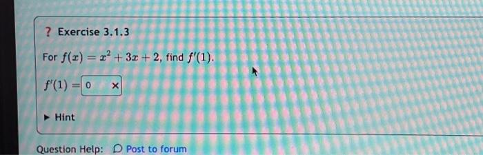 Solved f(x)=x2+3x+2 | Chegg.com