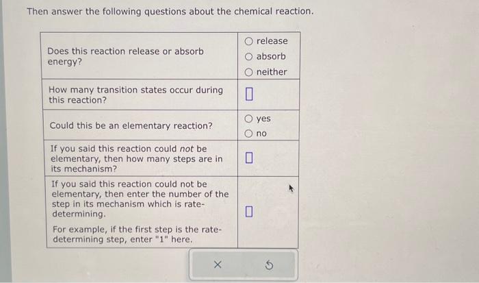 Solved Study the following reaction energy diagram: Then | Chegg.com