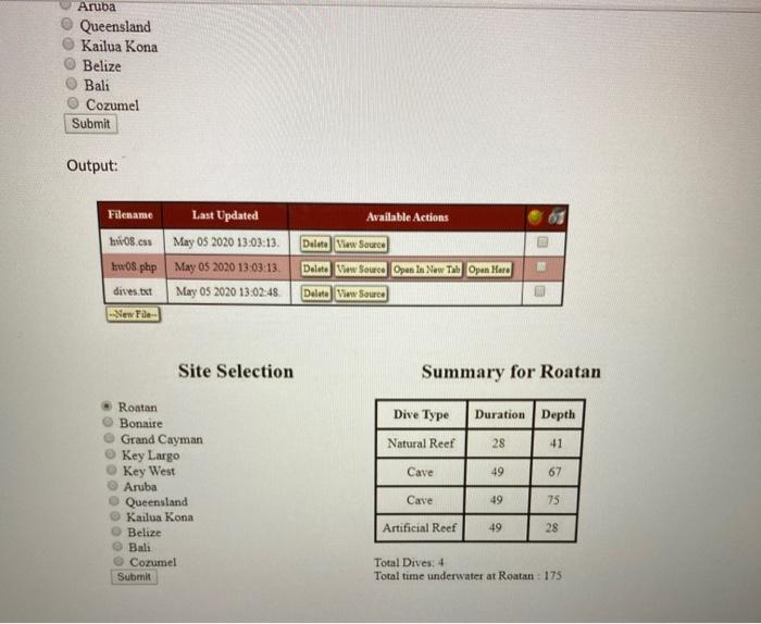 Solved I Have To Use A Php Code To Do The Homework 5845