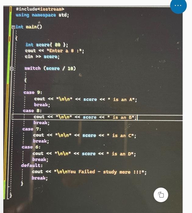 Solved Includeeiostreams Using Namespace Std 8045