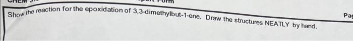Solved Show the reaction for the formation of the | Chegg.com